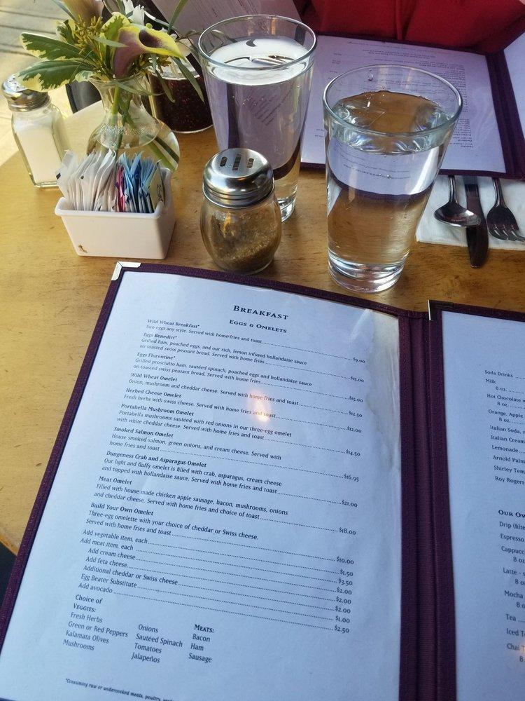 Menu at Wild Wheat Bakery Cafe & Restaurant, Kent