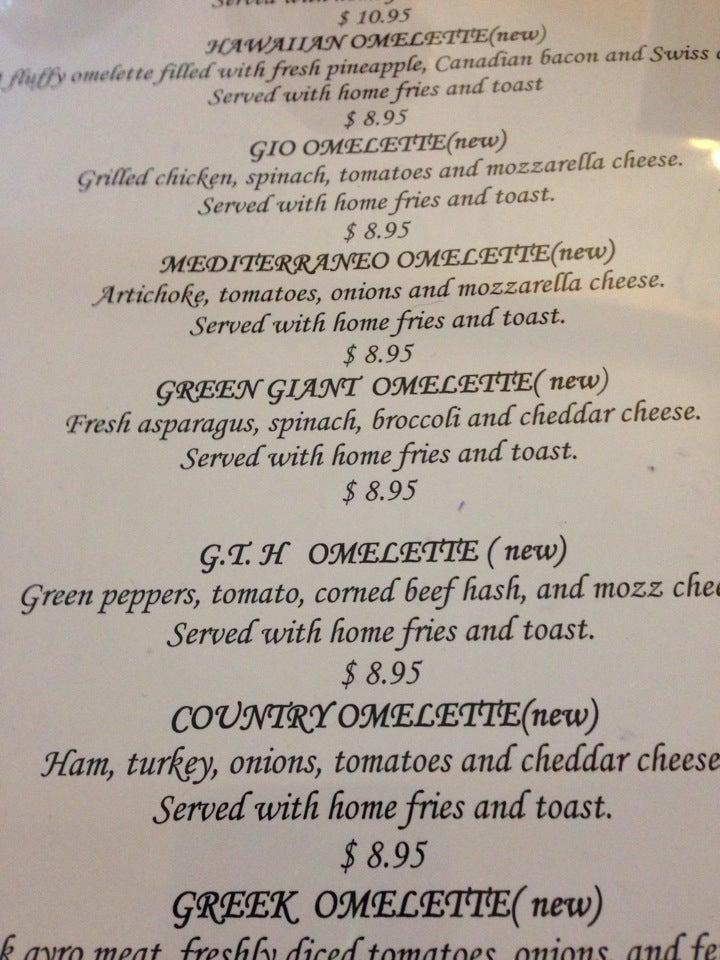Menu at Groton Townhouse Restaurant, Groton