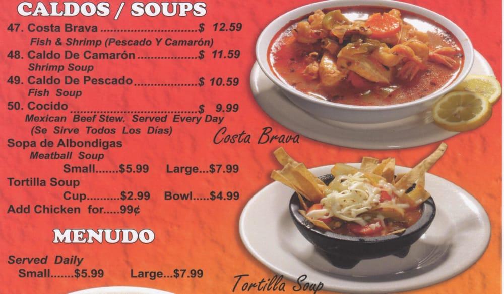 Menu at Chevo's Mexican Restaurant Inc, Apple Valley