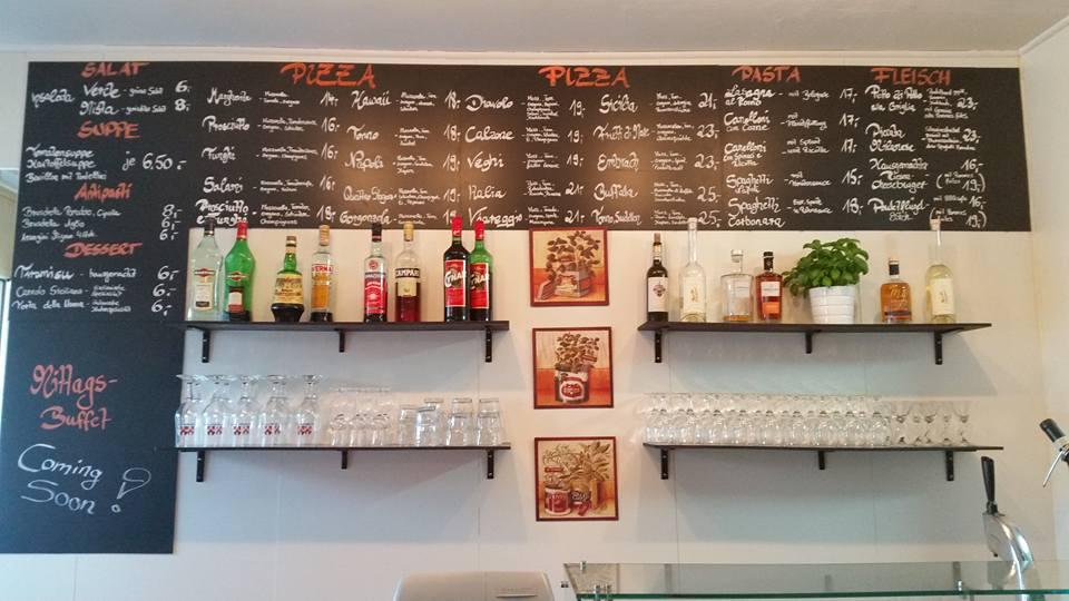 Menu at Pinos Trattoria, Embrach