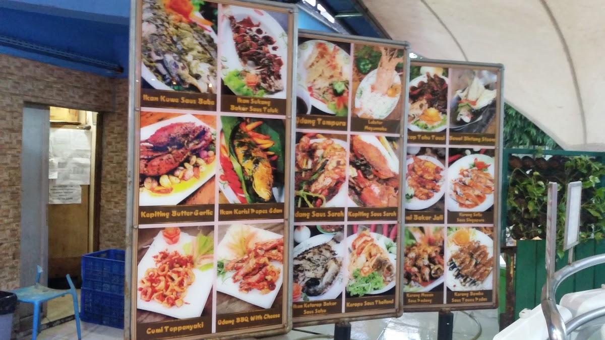 Menu at Bandar Djakarta restaurant, Jakarta, Jl. Pantai Indah No.7