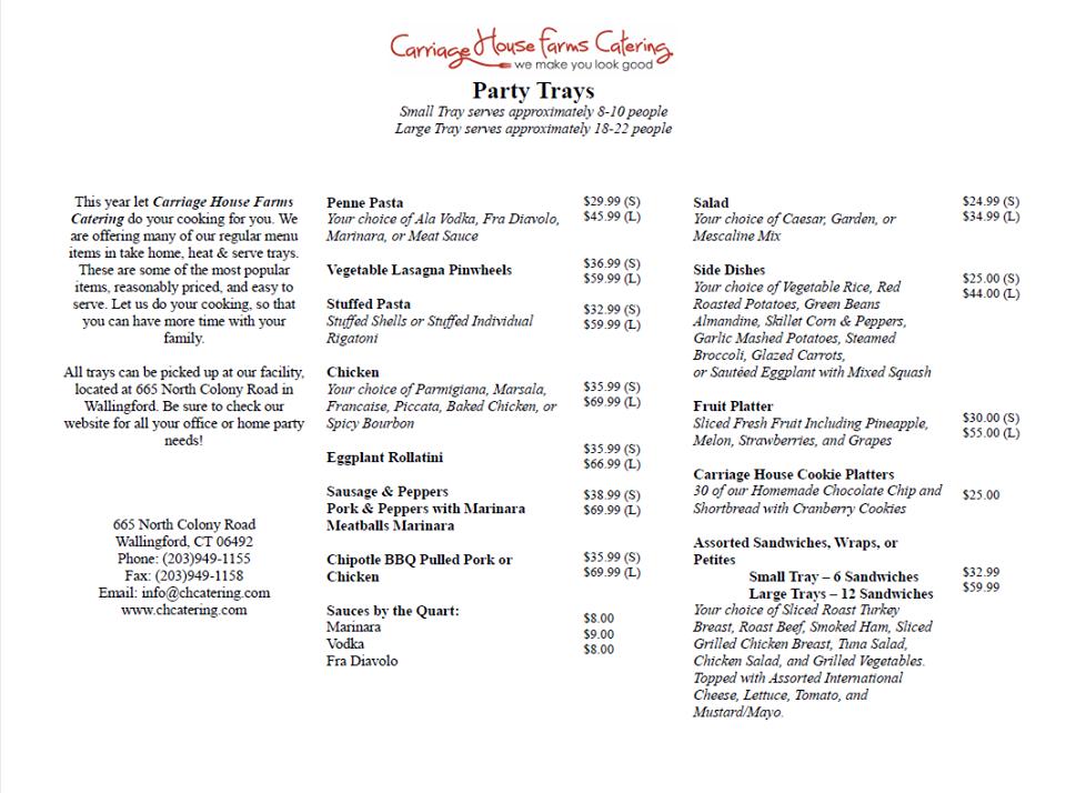 Menu at Bmuse Cafe, Wallingford