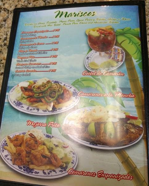 Menu at La Union restaurant, Houston, Wilcrest Dr
