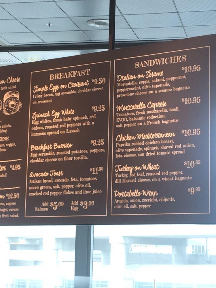 Menu at Black Point Cafe, South San Francisco