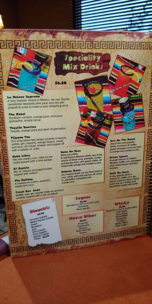 Menu at Mi Toro restaurant, Corinth, S Harper Rd