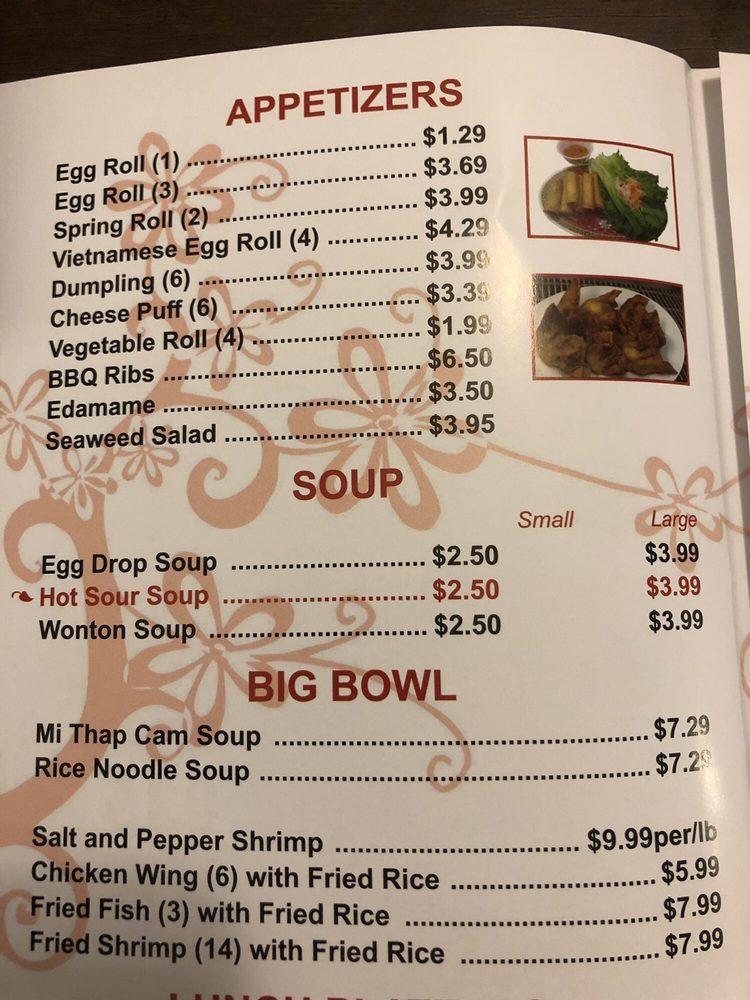Menu at Wok D'Lite restaurant, Houston, Fuqua St
