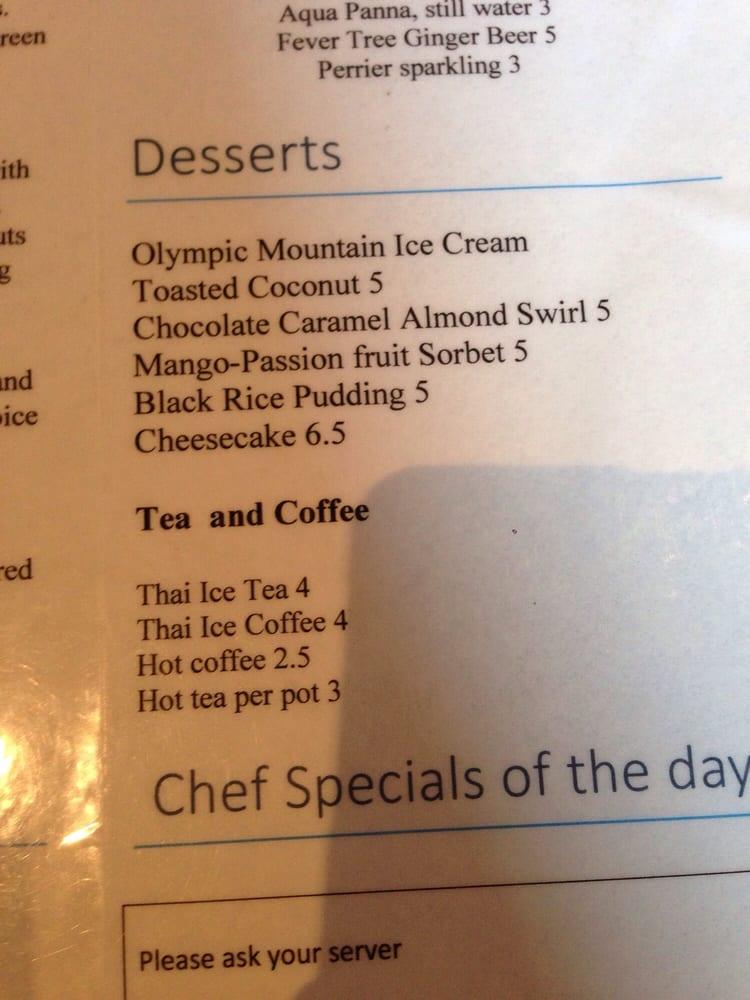 Menu at Lemon Grass Restaurant Lacey, Lacey