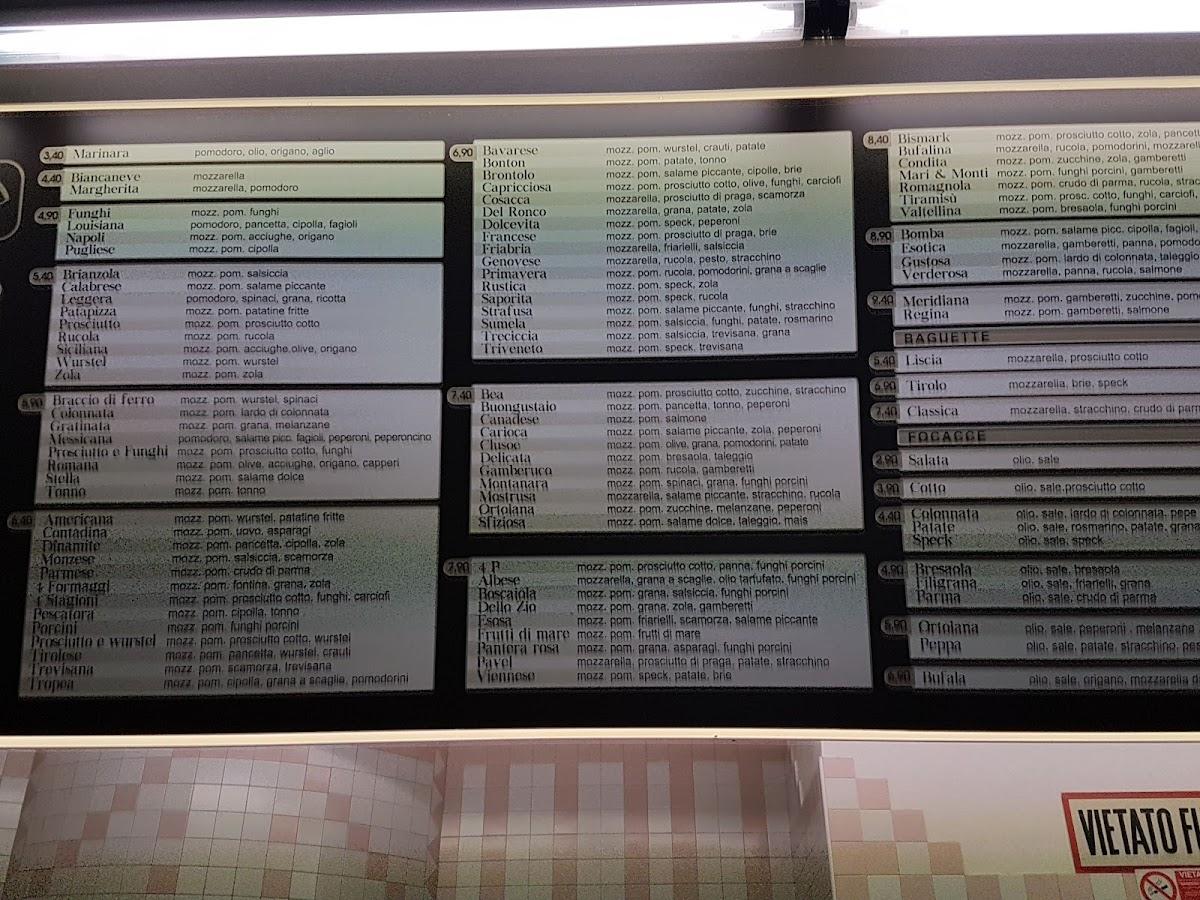 Menu at La Pantera Rosa - pizza e burger pizzeria, Mariano Comense