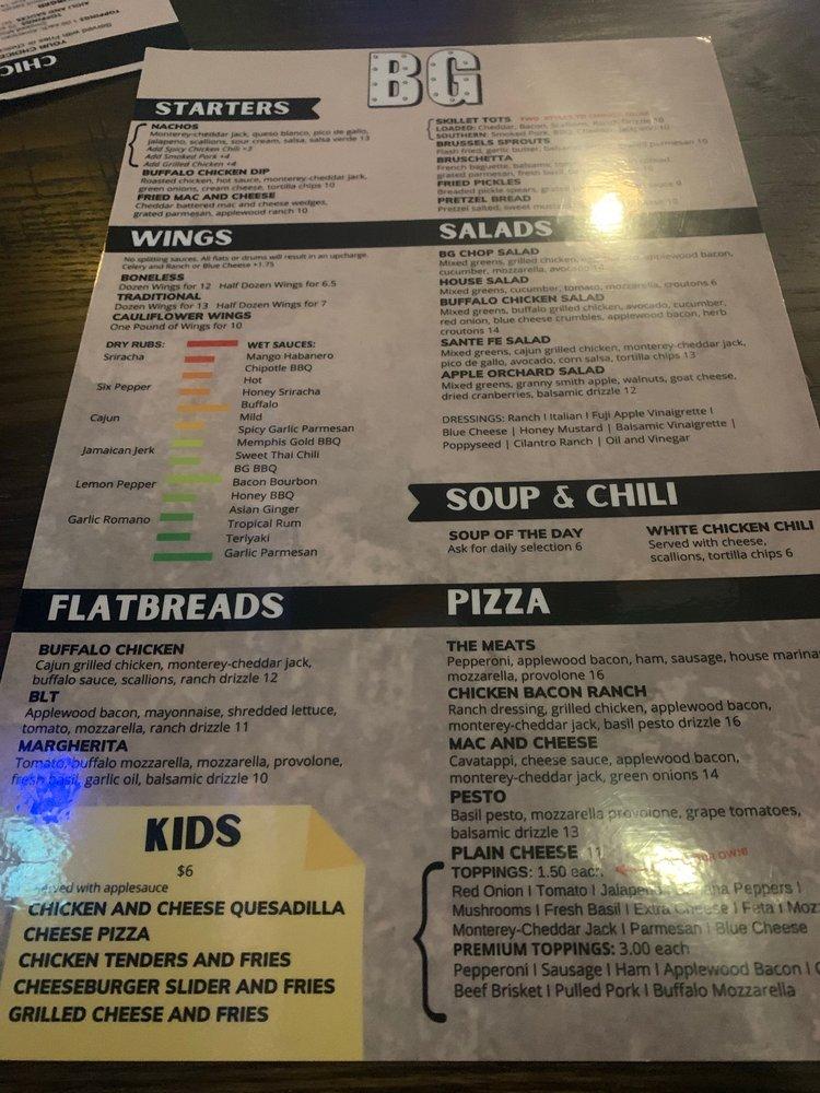 Menu at Brew Garden pub & bar, Middleburg Heights, Bagley Rd
