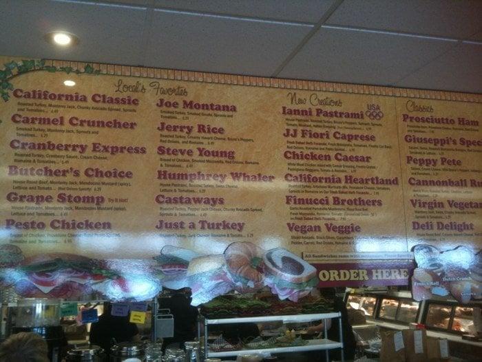 Menu at Fiori's Butcher Shoppe restaurant, Lodi