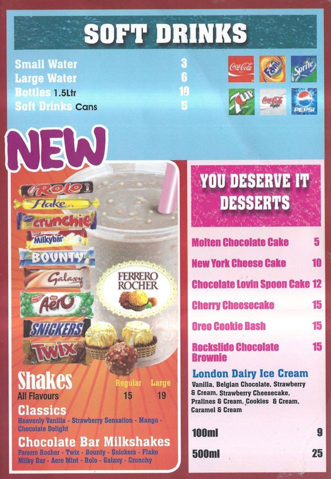Menu at Zpizza Ae restaurant, Dubai