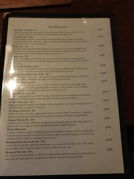 Menu at The Pheasant at Buckland pub & bar, Betchworth