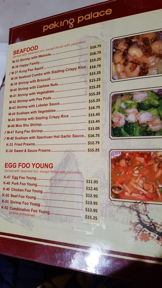 Menu at Peking Palace Restaurant, Spokane Valley