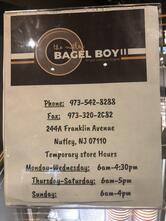 Nutley Bagel Boy in Nutley - Restaurant menu and reviews