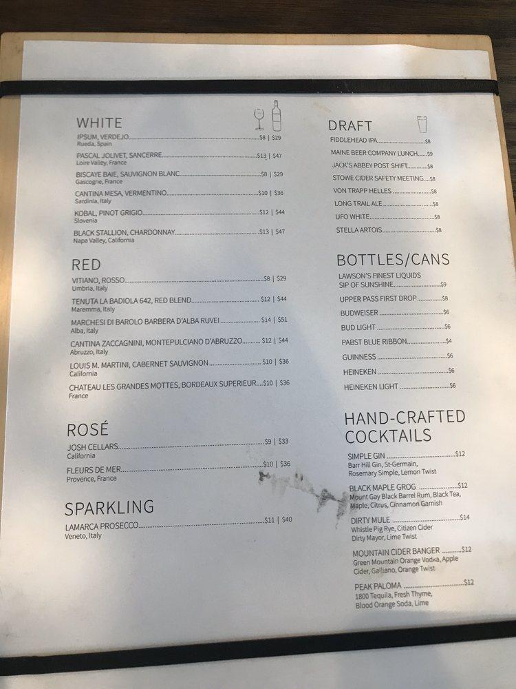High Timber Lounge in Dover - Restaurant reviews