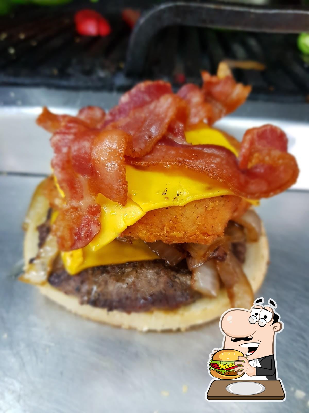 The monkey's burgers restaurant, Ciudad Juarez, C. Arroyo del Mimbre ...