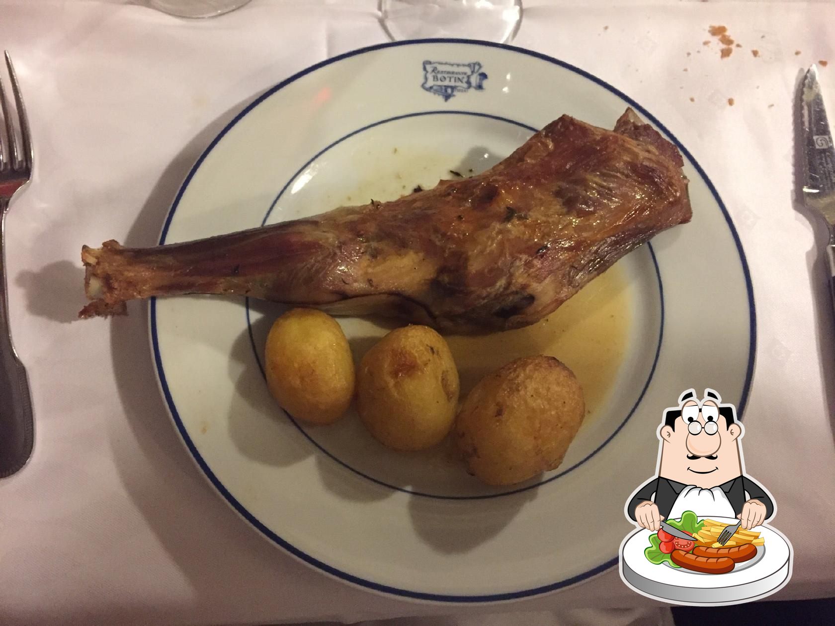 Botín, Madrid, La Latina (Madrid Metro) (inglés) - Restaurant menu ...
