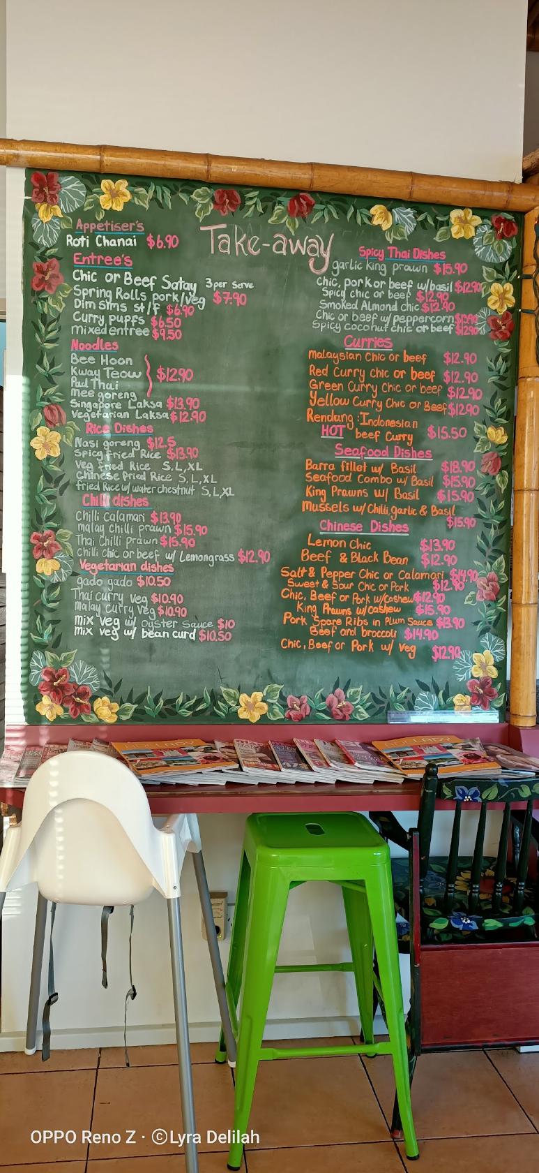 Bamboo Hut Bistro, Gawler - Restaurant menu, prices and reviews