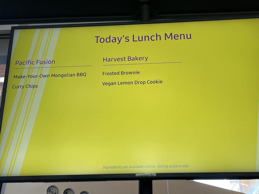 Segundo Dining Commons in Davis - Restaurant menu and reviews
