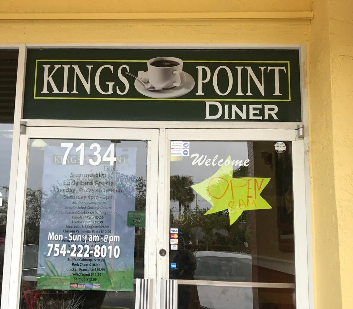 Kings Point Diner in Tamarac - Restaurant menu and reviews