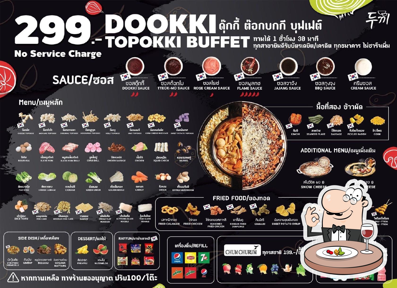Dookki Korean Topokki Buffet, Bang Krang - Menú del restaurante ...