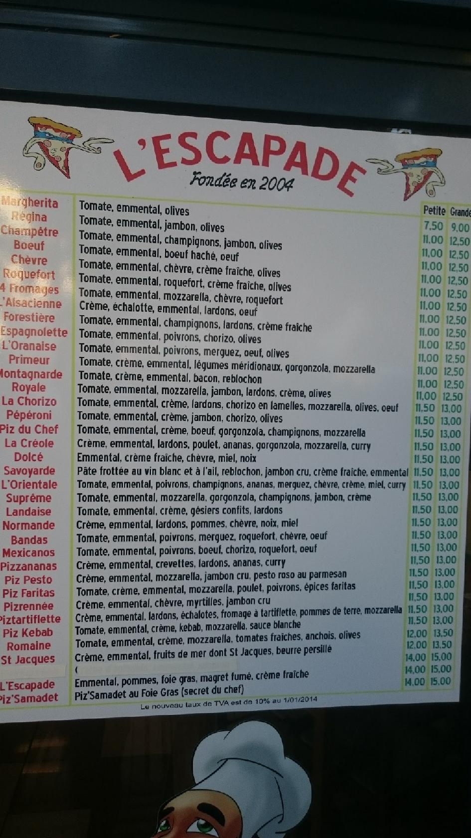 Pizzéria L'Escapade - 40320 pizzeria, Samadet - Restaurant reviews