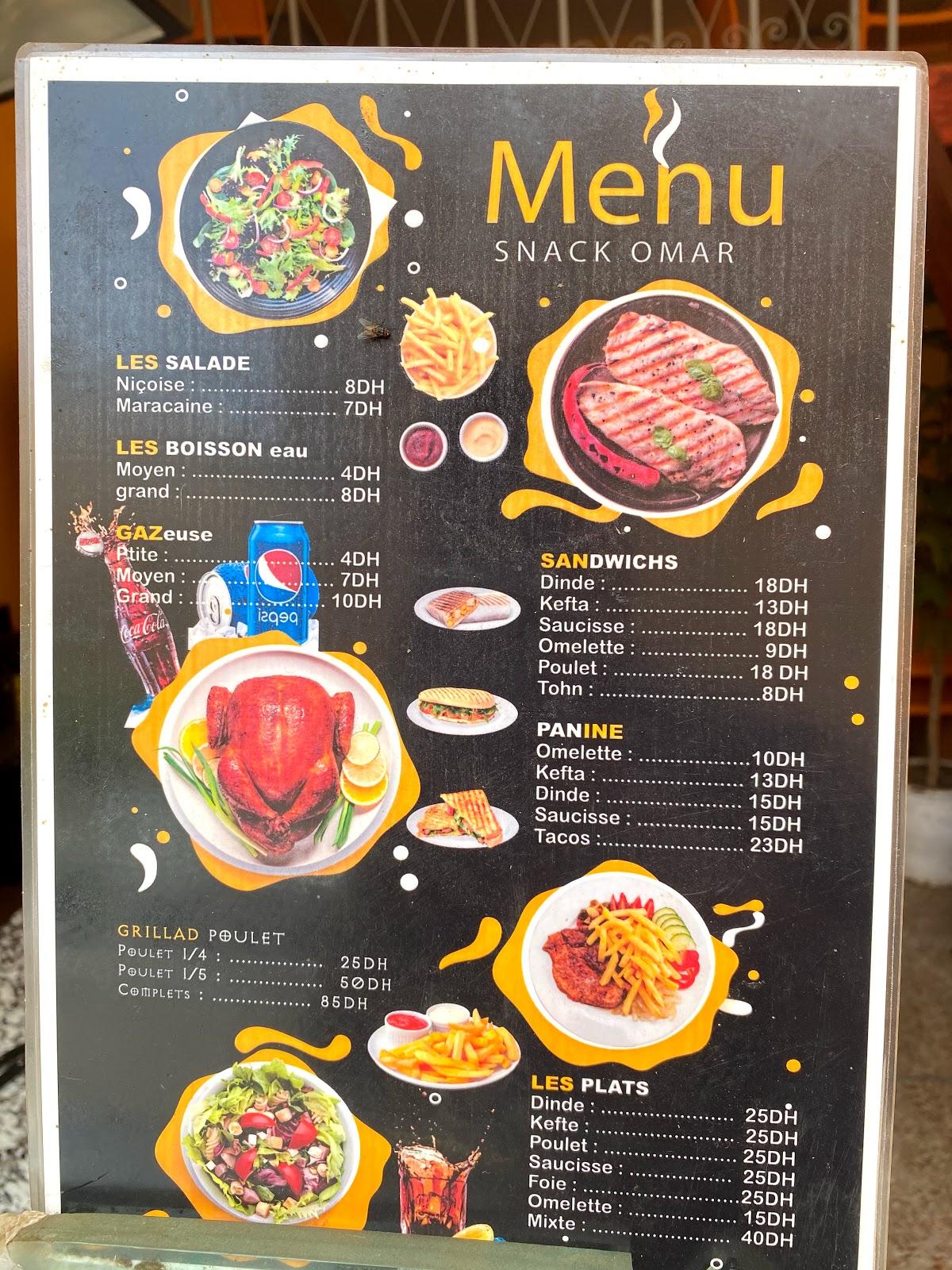 Snack Omar, Taroudannt - Speisekarte, Preise und Bewertungen