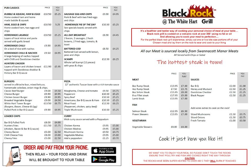 White hart holsworthy restaurant menu - Restaurant Guru