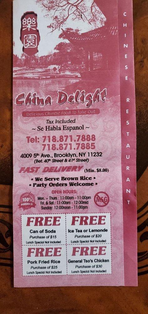China delight sunset park restaurant menu and review - Restaurant Guru