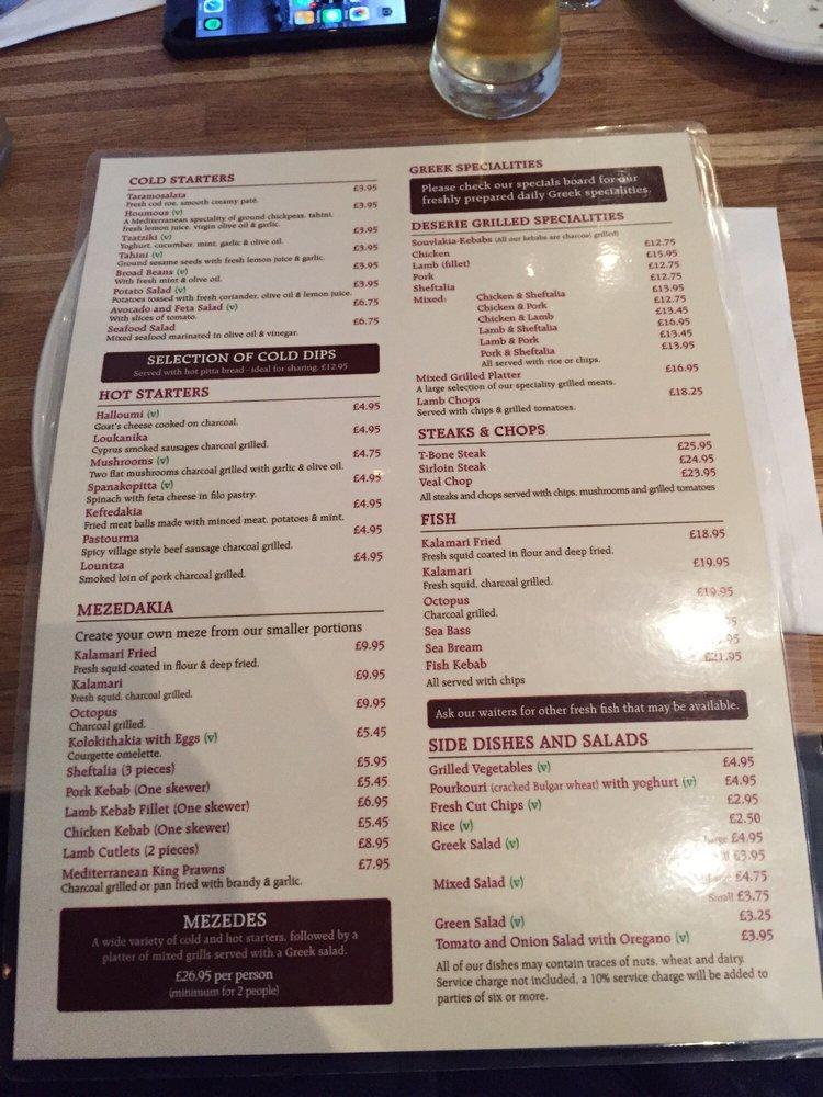Deserie cockfosters restaurant menu and review - Restaurant Guru