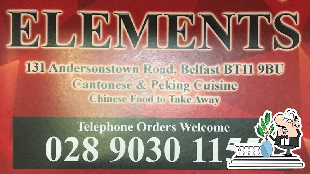 Elements chinese menu andersonstown and restaurant review - Restaurant Guru