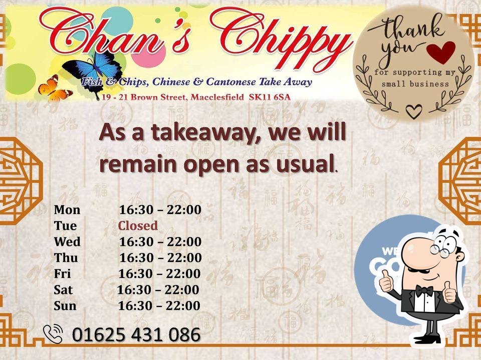 Chans chippy brown street macclesfield restaurant menu and review ...