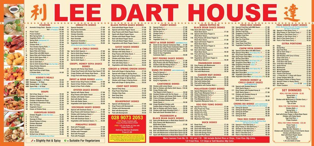 Lee dart belfast restaurant menu - Restaurant Guru