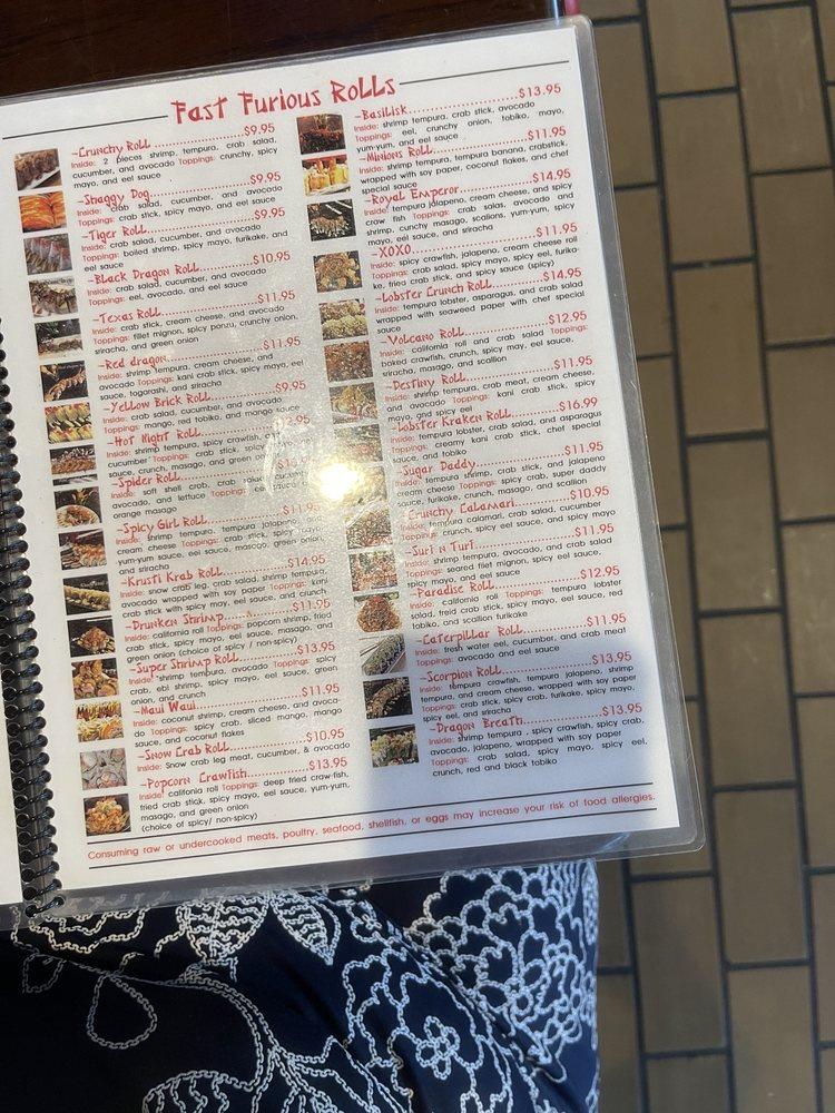 Go fish japanese kitchen tyler texas restaurant menu and review ...