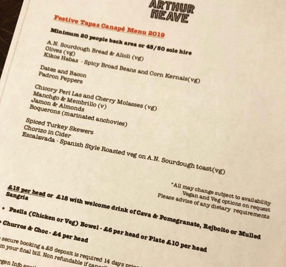 Arthur neave swansea restaurant menu - Restaurant Guru
