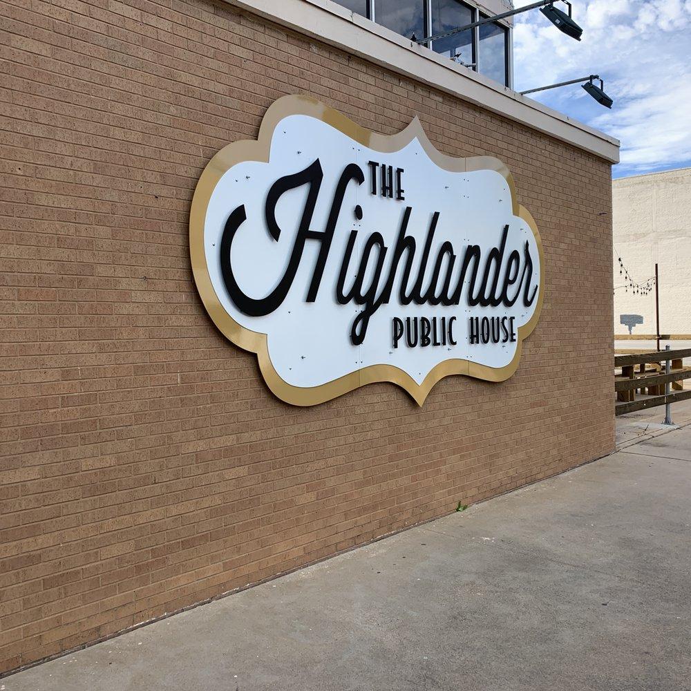 The highlander public house menu wichita falls texas and restaurant ...