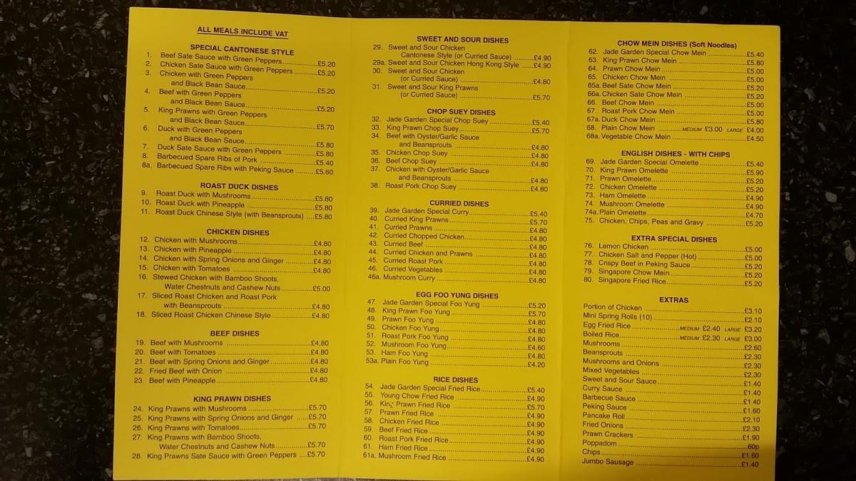 Jade garden tonypandy restaurant menu - Restaurant Guru