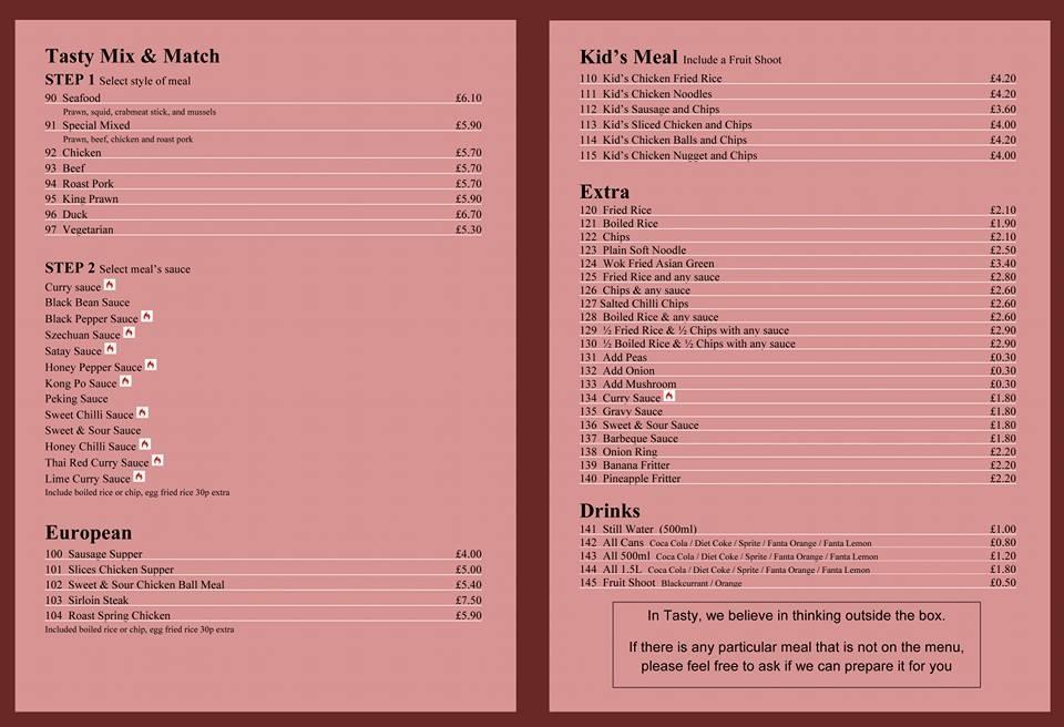 Tasty menu chinese ards and restaurant review - Restaurant Guru