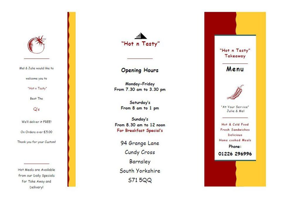 Hot and tasty barnsley restaurant menu - Restaurant Guru