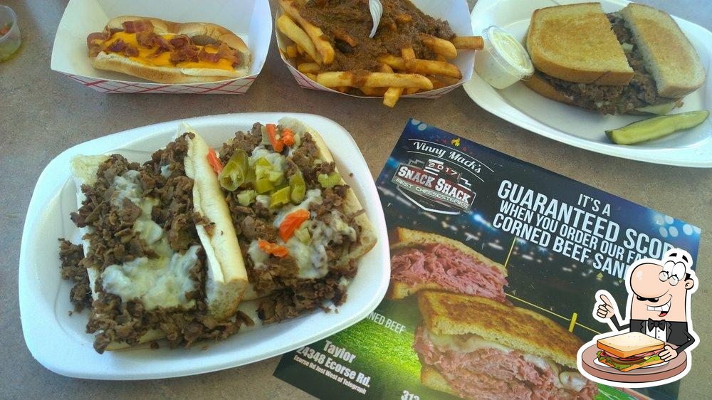 Vinny mack's snack shack taylor mi restaurant menu - Restaurant Guru