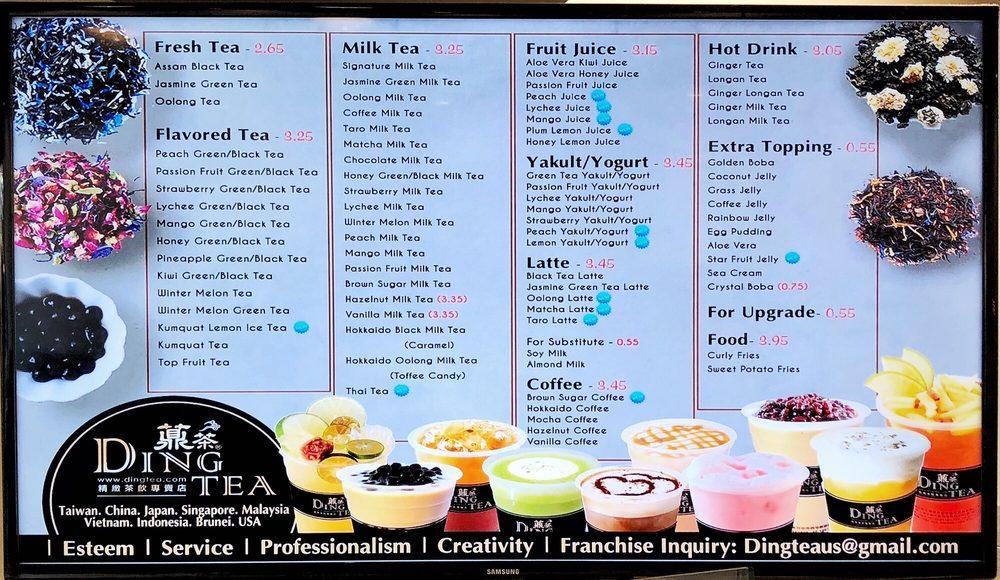 Ding tea huntington beach restaurant menu and review - Restaurant Guru
