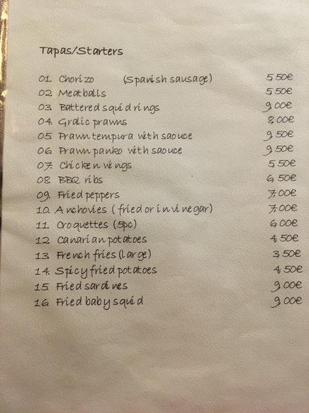 Restaurant pantalan menu - Restaurant Guru