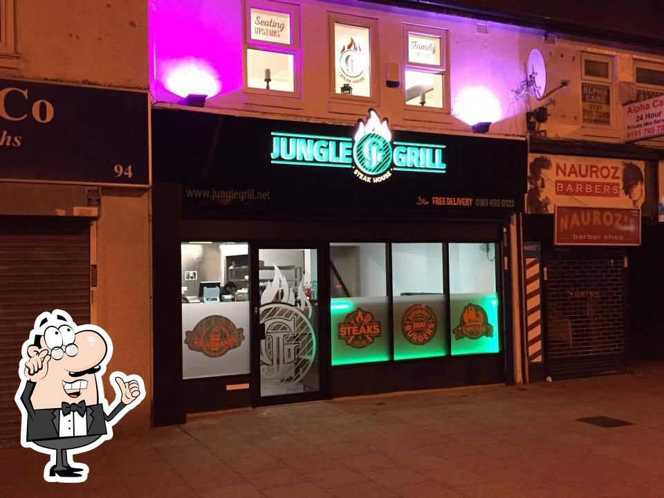 Jungle Grill, 92 Bury Old Rd in Manchester - Restaurant menu and reviews