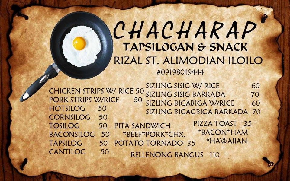 Chacharap rellenong bangus restaurant, Iloilo City