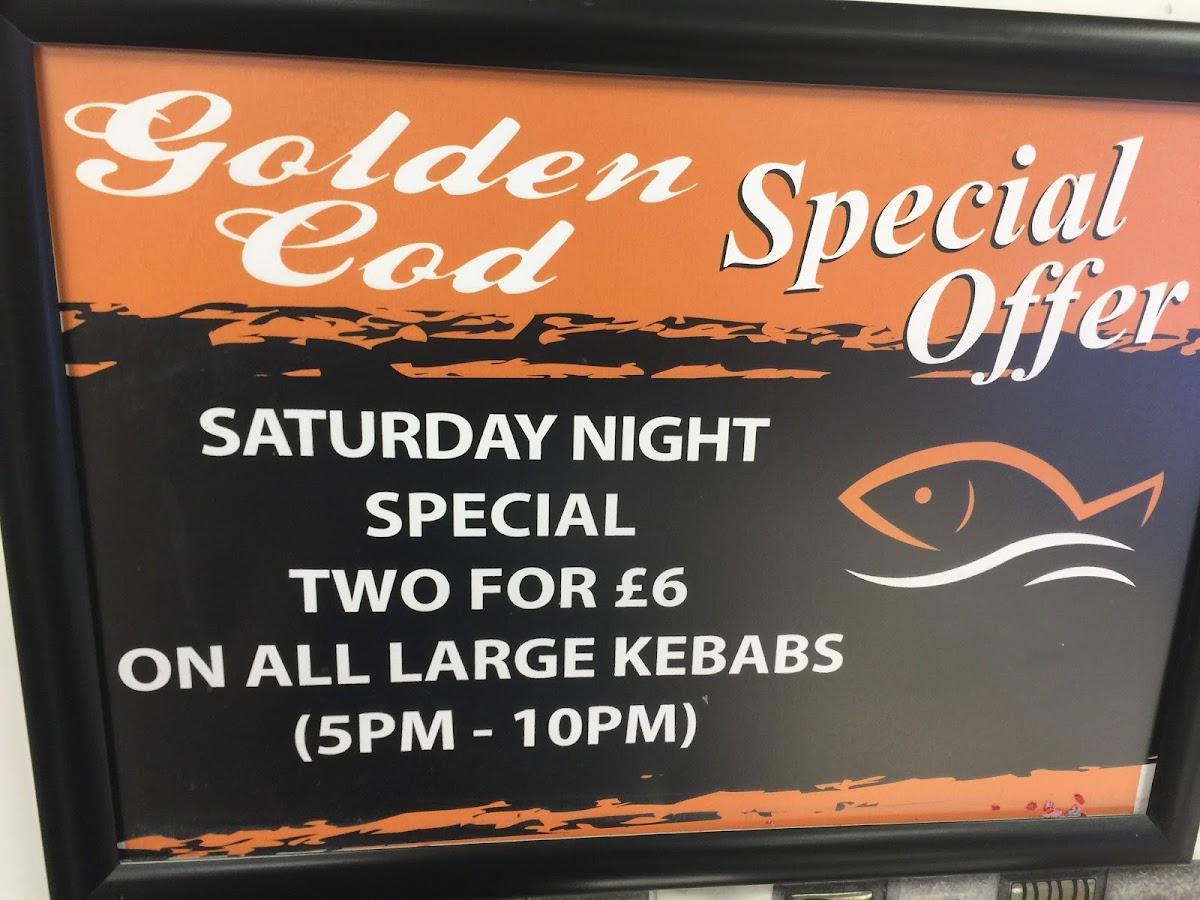 Golden Cod, Sutton-in-Ashfield - Restaurant menu, prices and reviews