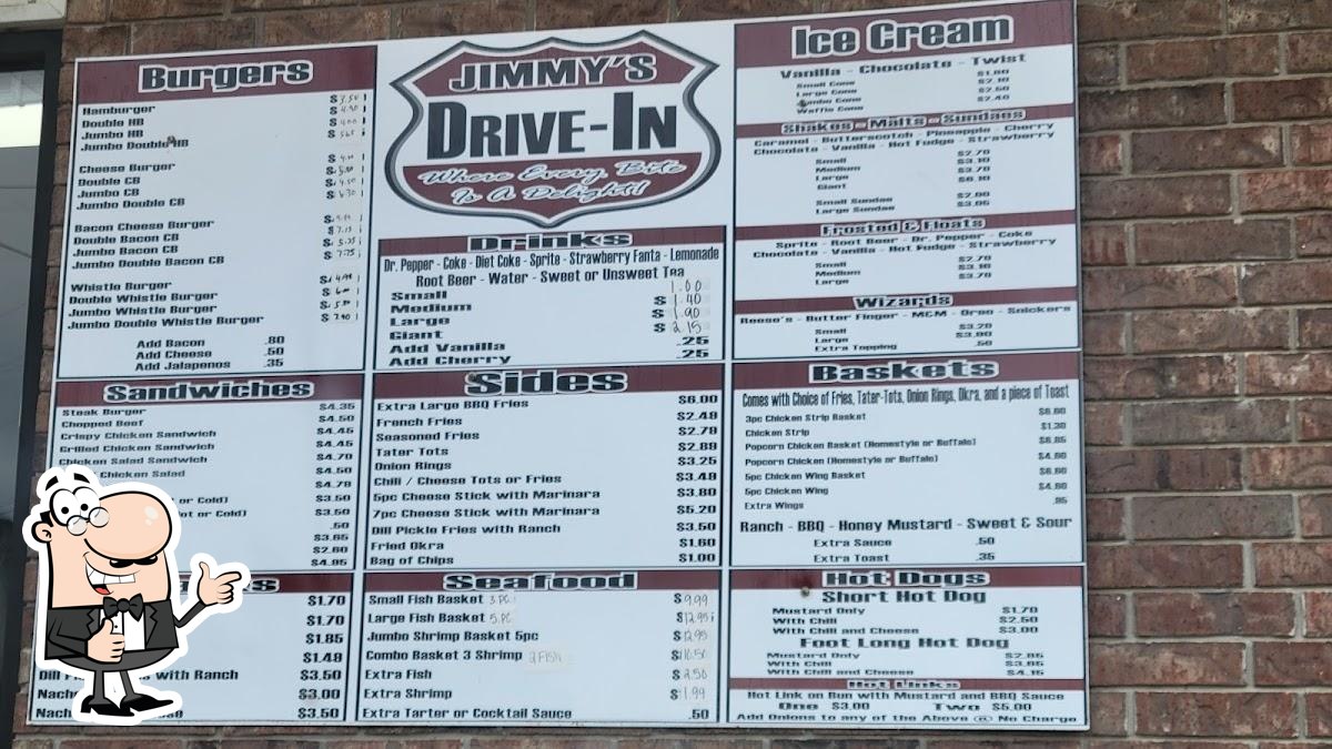 Jimmy's Drive-In, Stamps - Restaurant menu, prices and reviews
