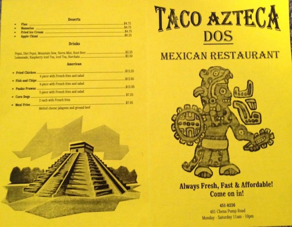 Taco Azteca, 3401 Airport Way in Fairbanks - Restaurant menu and reviews