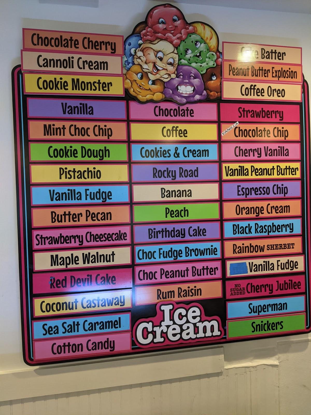 Ice Cream Boss, Seaside Park - Restaurant menu, prices and reviews