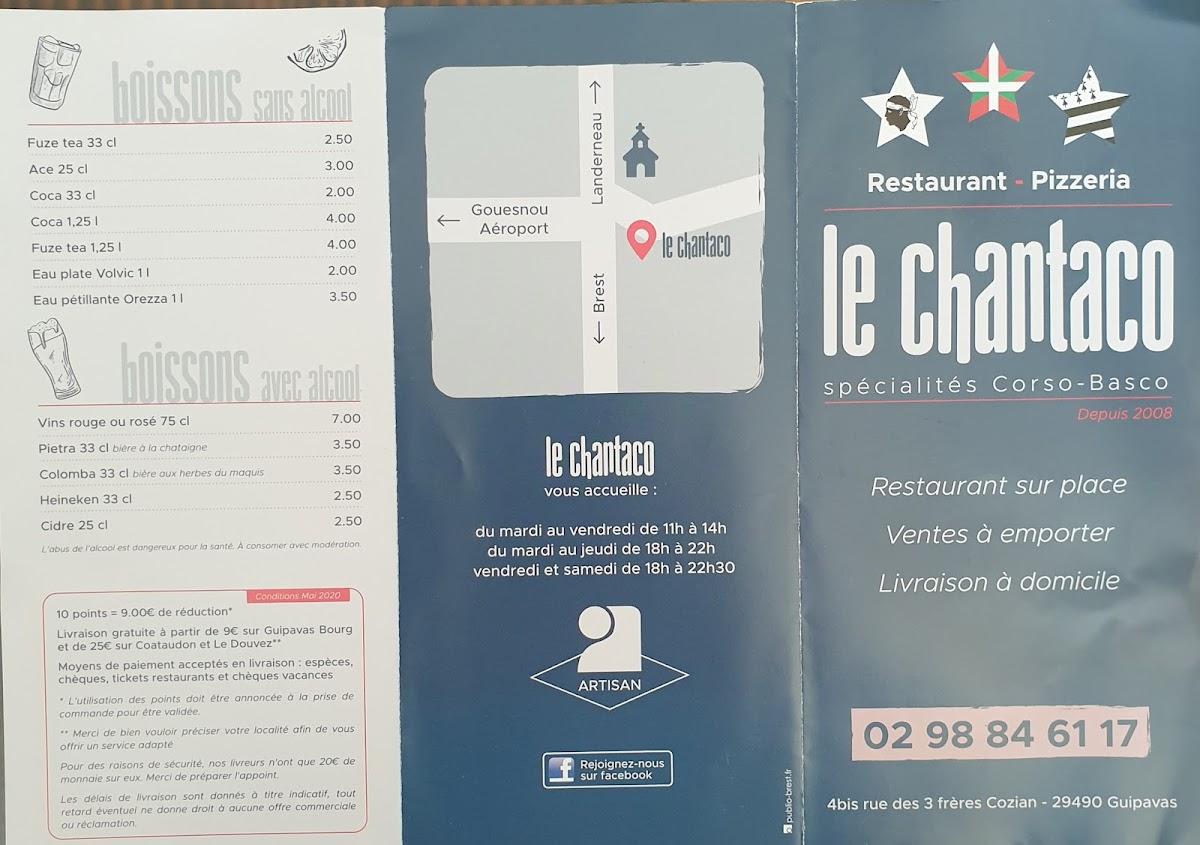 Le Chantaco restaurant, Guipavas - Restaurant menu and reviews