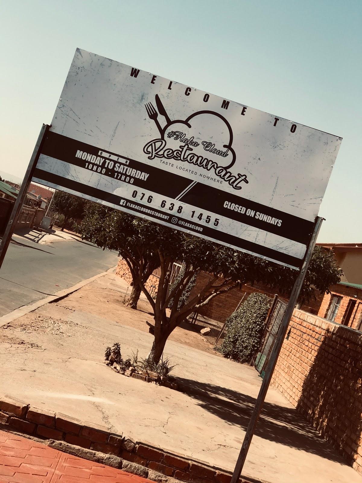 FLAKA CLOUD RESTAURANT, Pretoria - Restaurant menu and reviews